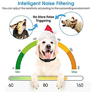 Dr.Trainer Dog Barking Shock Collar with APP Control, Waterproof Bark Collar with Custom Auto Intelligent Progressive Mode, Safe and Humane Rechargeable No Bark Collar for Small Medium Large Dogs