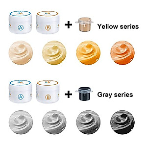 Tub, Tile and Shower Repair Kit (Color Match), 3.7oz Fiberglass Repair Kit, Porcelain Repair Kit White, Bathtub Ceramic Tile Sink Acrylic tub Repair Kit, Tub Chip Crack Fix Almond Black