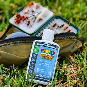 Sawyer Products 20% DEET Premium Family Insect Repellent Controlled Release , White, 4-Ounce