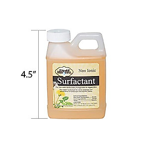 Concentrated Surfactant for Herbicides Non-Ionic 8oz, Increase Product Coverage, Increase Product Penetration, Increase Product Effectiveness