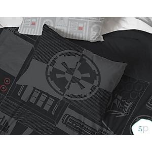 Saturday Park Minecraft Emblematic Twin Duvet Cover & Sham Set - 2 Piece 100% Organic Cotton Duvet Set Features Creeper, Alex & Steve - GOTS & Oeko-TEX Certified (Minecraft Official)