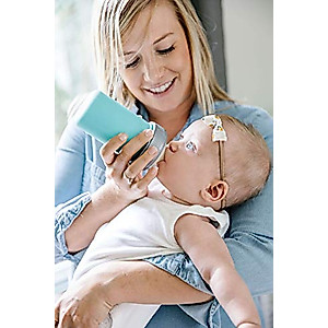 Mason Bottle Silicone Baby Bottle: Includes Silicone Nipple (Medium Flow Nipple for 3+ Months), Plastic Ring + Cap, 8 Ounce Silicone Bottle, BPA Free, Non-Toxic 100% Made in USA (1 Count)