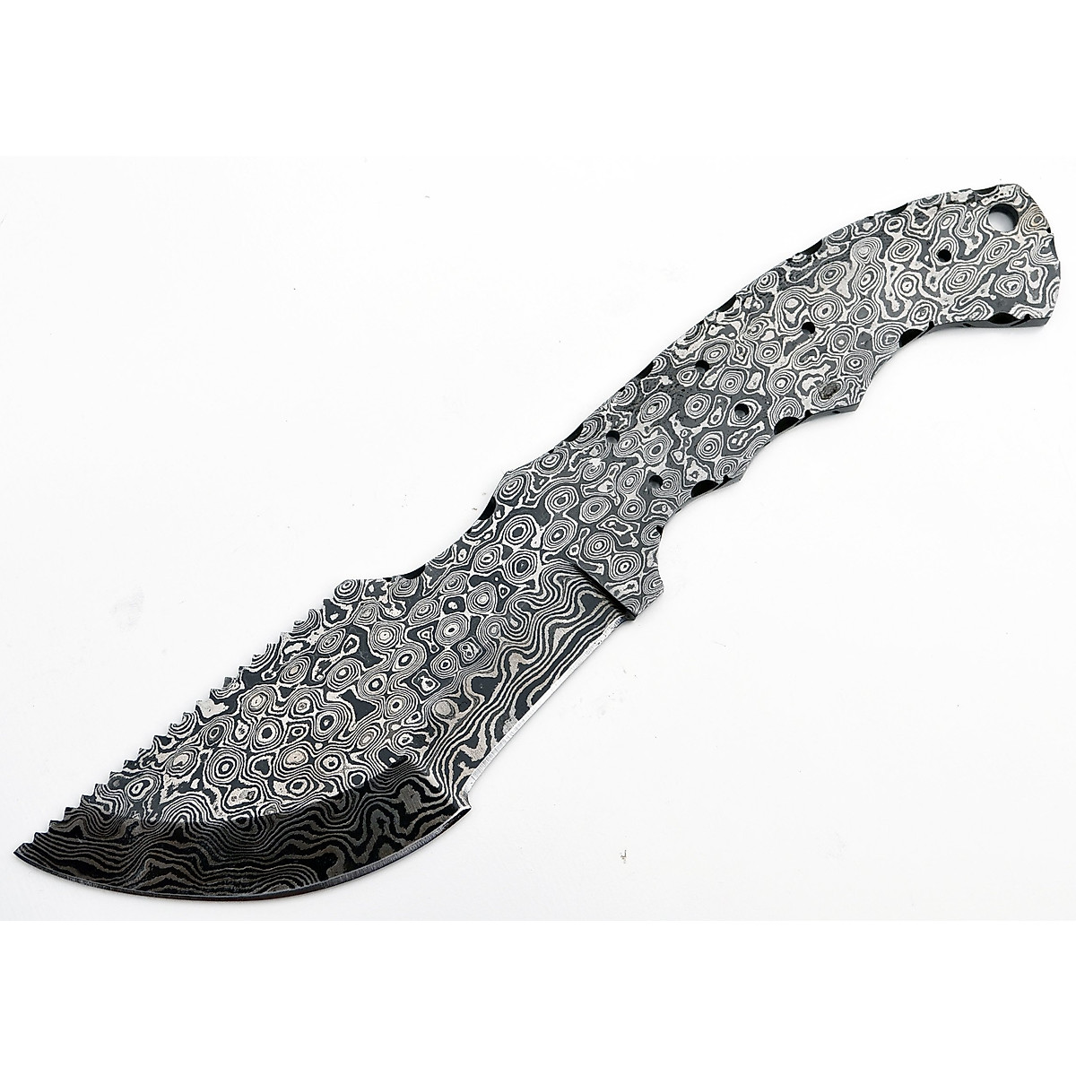 Whole Earth Supply Damascus Hunting Tracker Large High Carbon Steel Blank Blade Knives Knife Making Blanks