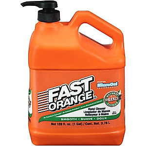 Fast Orange 23218 Smooth Lotion Hand Cleaner with Pump, 1 Gallon