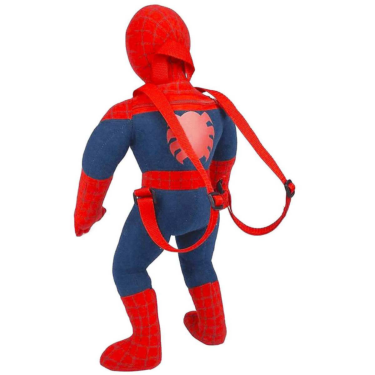 Marvel Spiderman Plushie and Tote Bag Set - Bundle with 20" Spiderman Plush Doll with Carrying Straps Plus Tote Bag, Stickers, and More (Spiderman Gifts)