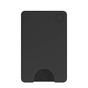 PopSockets Phone Wallet, Phone Card Holder - Black