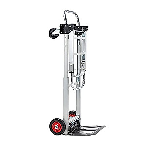 Folding Dolly Cart with Wheels Folding Hand Truck Utility Metal Dolly Logistics Hand Truck 330LBS Capacity Stable and Durable Luggage Cart for Luggage, Travel, Moving, Shopping