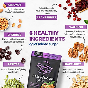 Mixed Nuts Unsalted | Trail Mix | Trail Mix without Peanuts | Sugar Free Snacks | Gourmet Snacks, Protein Snacks, Gluten Free, No Preservatives, High Fiber Snacks (Natural Antioxidant)