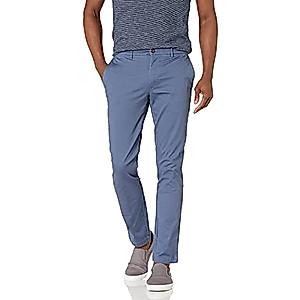 Amazon Essentials Men's Skinny-Fit Washed Comfort Stretch Chino Pant (Previously Goodthreads), Denim, 32W x 28L