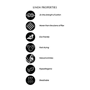 Solino Home Ivory Linen Tablecloth 70 x 126 Inch – 100% Pure European Flax Linen Prewashed Tablecloth – Machine Washable Rectangular Table Cover for Spring, Summer, Indoor, Outdoor – Sonoma