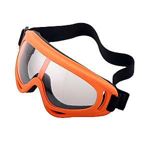 WOW Youth Motocross Helmet BMX MX ATV Dirt Bike Helmet Spider Web Orange + Goggles + Martian Orange Glove Kids Bundle