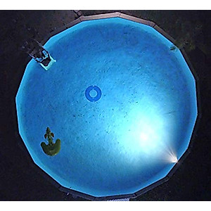 Nitelighter Multicolored LED Aboveground Pool Light – Color Changing Underwater Lamp, Easy to Install, ETL-Certified, NLMCLED, Grey