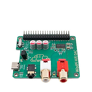 Raspberry Pi HiFi DAC HAT Audio Card Expansion Board for Raspberry Pi 4, Pi 3 B+, Pi 3 B, Pi 2, Pi B+, Pi Zero/Zero W