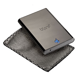BIPRA 320Gb 320 Gb 2.5 Inch External Hard Drive Portable USB 2.0 Fat32- Black