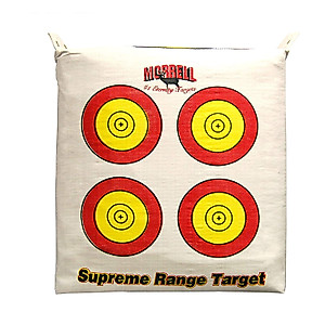Morrell Weatherproof Supreme Range Archery Bag Target Replacement NASP Field Point Cover with 2 Shooting Sides and 4 Shooting Spots, White, Cover Only