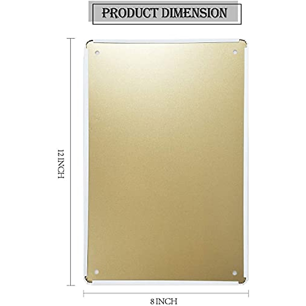 J.DXHYA Tin Poster Metal Sign Ohana Means Family Beige 7.8x11.8 Inch Wall Plaque Retro Vintage Signs