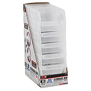 Performance Tool W5172 Dual Position Tilt Storage Organizer Bins for Toys/Parts/Sewing & More (Small)