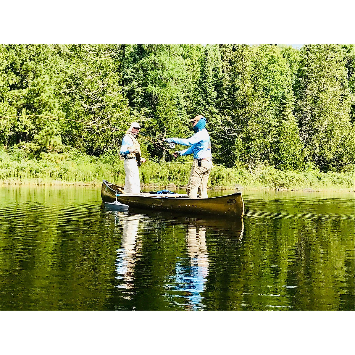 Spring Creek Manufacturing Hydrodynamic Canoe Stabilizer Float Package (Gray, 36)