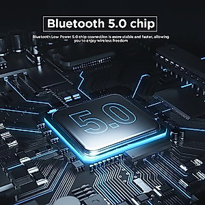 Wiykasenbos Open Ear Headphones Open Ear Earbuds air Conduction Headphones Noise Cancelling Headphones with Microphone IPX5 Waterproof Headphones for Sport with Charging case