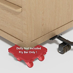 Furniture Lifter Mover Tool by ONEON, 24" Furniture Lifter for Use with Furniture Sliders & Furniture Movers (Black)