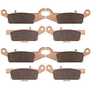Brake Pads for Yamaha Grizzly 700 YFM700 2007-2022 /Yamaha Grizzly 550 YFM550 2009-2014,Replaces OEM Part NO.# :Yamaha 3B4-W0045-00-00/10-00, 3B4-W0046-00-00/10-00