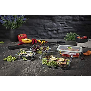 Kuhn Rikon Vacuum Storage System Glass Container, 0.37 Litre