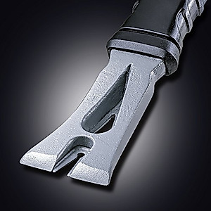 Vaughan 15 Inch Multi-Function Demolition Tool, Hammer, Nail Puller, Multi-Use, Heavy Duty Construction, DIY Hand Tools - Blue 050042