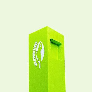 GECKOPIA Reptile Flex Bridge | Reptile Bridge | Gecko Bridge | Gecko Ledge | Reptile Vine | Reptile Terrarium Decoration | Reptile Branch Alternative (Green)