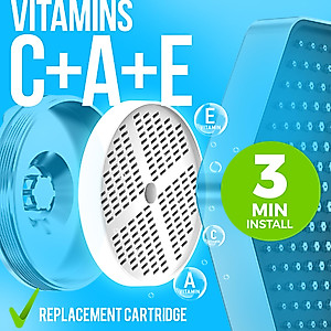 AquaHomeGroup Vitamin C + E +A Replacement Cartridge For Hexagon shower head