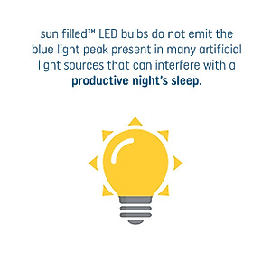 GE Sun Filled LED Light Bulb, 65 Watt, Daylight, BR30 Indoor Floodlight (1 Pack)