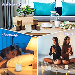 Veiuwa 24 Pcs 4 Oz Mini White Soy Candles,Scented Candles,Candle Set,Aromatherapy Candle,Bulk Candles，Great Stress Relieving Scented Candles for Girls as a Gift for Birthdays, Weddings and More!