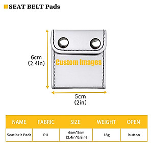 COEQINE Car Seatbelt Pads Adjuster for Kids, Adjustable Vehicle Safety Strap Protector Support Cushion, Text Sunflower Print Safety Strap Protector Cover for Children, Black