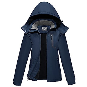 GOLDEN CAMEL Women's Winter Jacket Windproof Ski Snow Jacket Waterproof Thicken Parka Rain Jacket Warm Puffer Coat