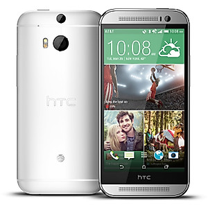 HTC One M8, Glacial Silver 32GB (AT&T)