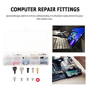 1 Set Screw Set Computer Repair Screws Computer Chassis Screws Countersunk Head Screws Computer Case Thumbscrew Sturdy Computer Screws Computer Repair Fittings Copper Pillar