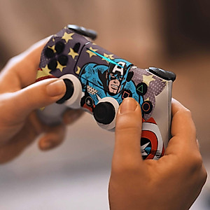 Controller Gear Marvel Comics - Captain America - Stars and Stripes - PS4 Controller Skin (Controller Sold Separately) - PlayStation 4