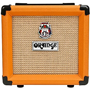 Orange PPC108 1x8” Closed-Back Speaker Cabinet Bundle with Orange MT20 Micro Terror Amp Head, Orange Woven Guitar Cable, Speaker Cable and Liquid Audio Polishing Cloth (5 Items)