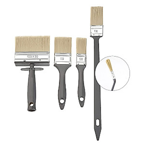 Amazon Basics Universal Decorating Brush Set, 4-Piece, 17.72 x 5.9 x 1.97 inch, Black