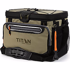 Arctic Zone Titan Deep Freeze Cooler - 30 Can Zipperless Hardbody Cooler - Deep Freeze Insulation, HardBody Liner, and SmartShelf