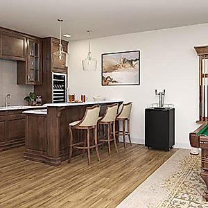 EdgeStar KC2000SSTWIN Full Size Stainless Steel Dual Tap Kegerator & Draft Beer Dispenser - Stainless Steel