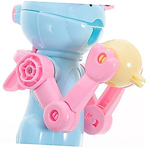 TEHAUX Lollipop Machine Destress Gifts Chrismas Candy Wand Toy Christmas Lollipop Robot Lollipop Holder for Kids Sugar Storage Toy Lollipop Holder Robot Creative Lollipop Robot Toys Child