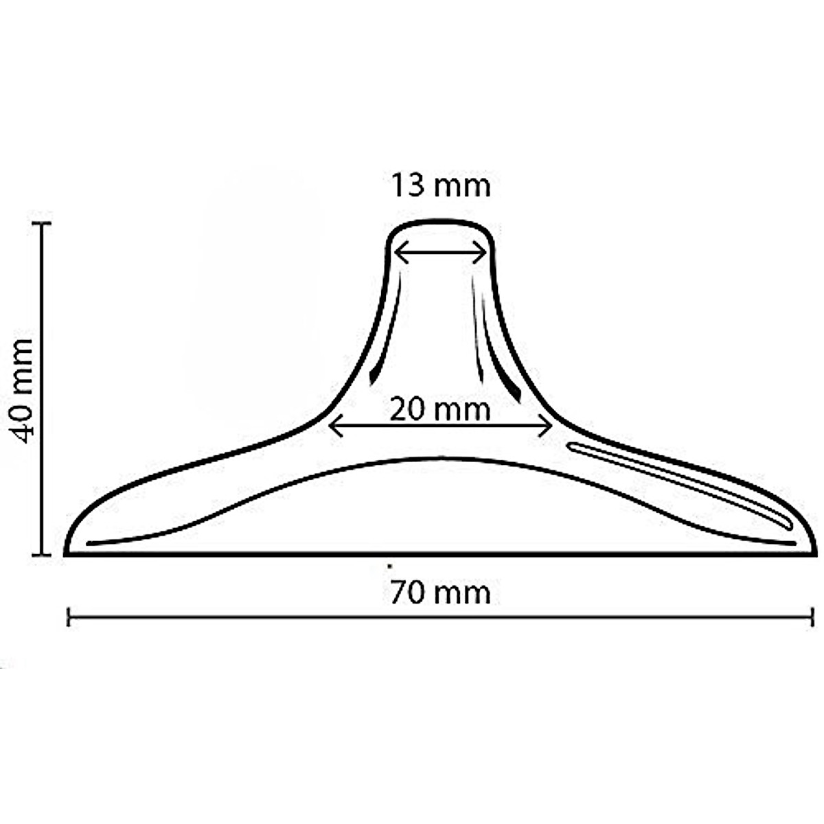 Silicone Contact Nipple Shield with Carrying Case for Breastfeeding Mothers(Standard 20mm,2 Pack), Imitation Breast Shape and 4-Holes Design, Lifesaver for Temporary Latch On Difficulties