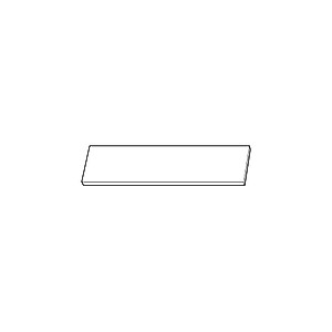 Knape & Vogt All-Purpose White Laminate Shelf