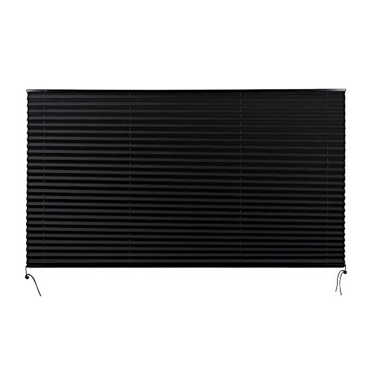 Camper Comfort Black RV Pleated Shade | Camper Blinds | RV Privacy Blinds | RV Solar Shade| Motor-Coach Shade (74" X 42")