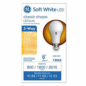 GE Lighting 114587 7-32W LED A21 Bulb