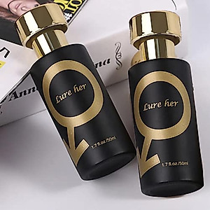 ZEYNSA Golden Lure Pheromone Perfume Lure Her Perfume for Men venom-love cologne for men Pheromone Cologne for Men Attract Women(2pcs)