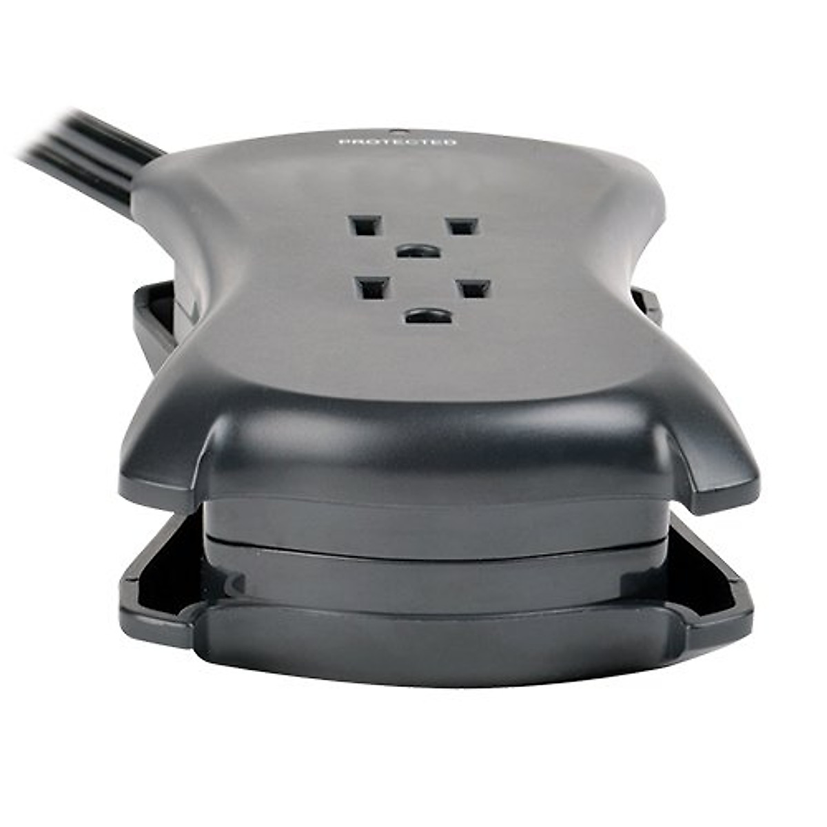 Tripp Lite 3 Outlet Portable Surge Protector Power Strip, 18in Cord, 2 USB, & $25,000 INSURANCE (TRAVELER3USB) Black