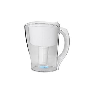 Water Pitcher Filter System | Light Blue/Smart + Fluoride Removal | Crystal Quest