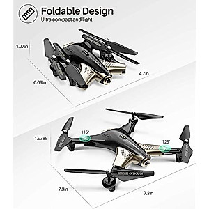 SYMA Drone with 1080P FPV Camera,Optical Flow Positioning,Tap Fly,Altitude Hold,Headless Mode,3D Flips,2 Batteries 40mins Flying UFO Remote Control Quadcopter for Kids Beginners