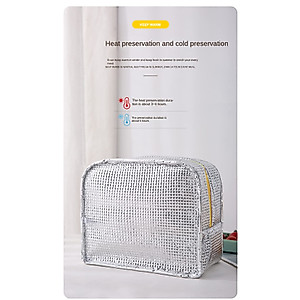 AtbeTa 3D Cute Duck Lunch Bag Large Bento Box Container Insulated Reusable Cooler Tote Office Work Travel Picnic (1 duck)